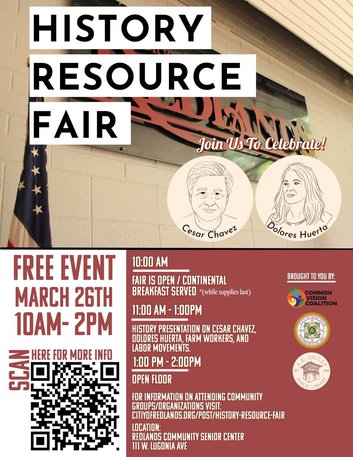 Celebrate Cesar Chavez Day | A.K. Smiley Public Library